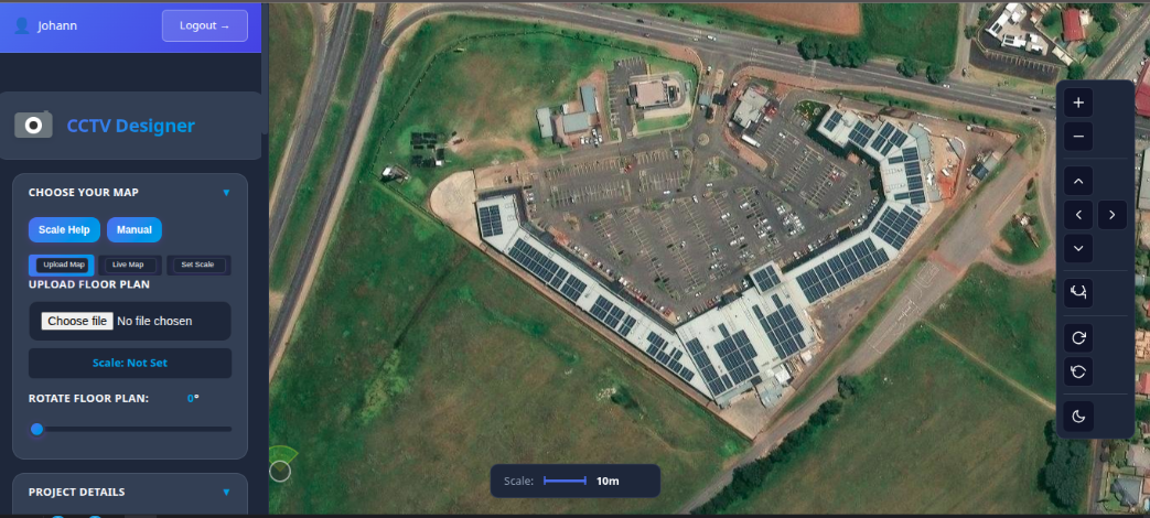 CCTV Designer - Professional Security Camera Planning Tool
