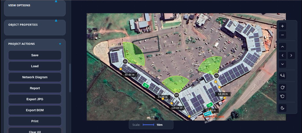 CCTV Designer - Professional Security Camera Planning Tool
